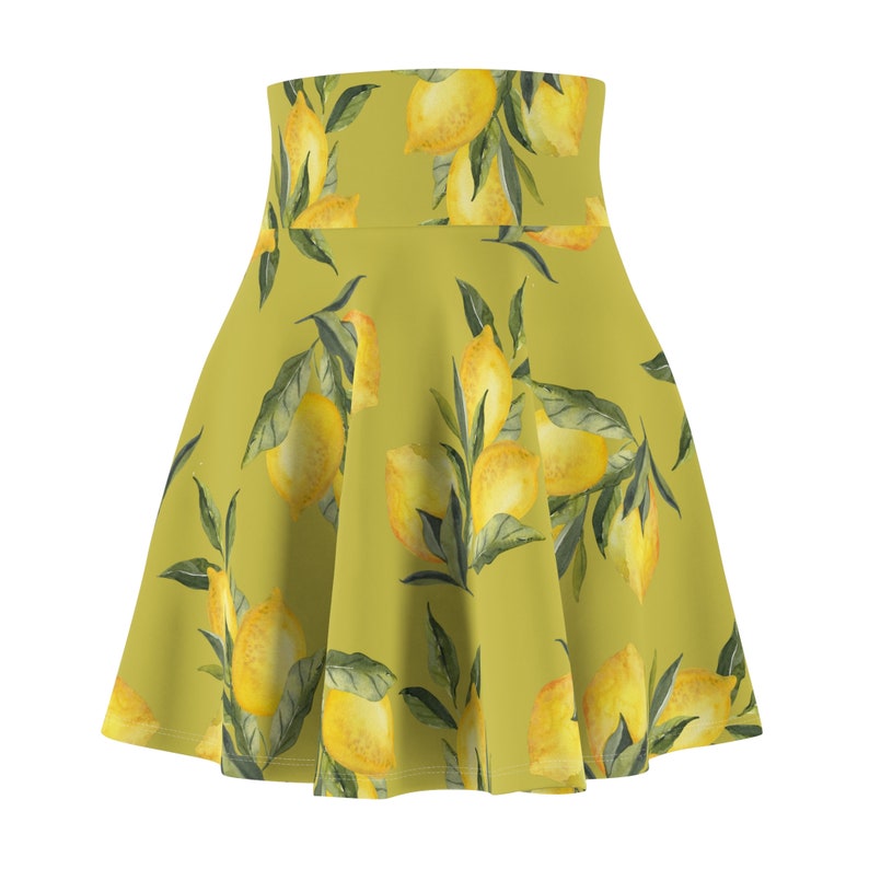 Women's Skirt Sicilian Lemon, Italia Enthusiast, Lemon Skirt, Cute ...