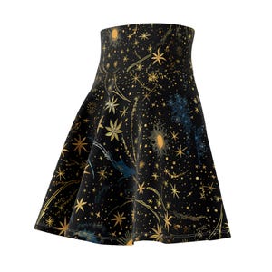 Botanica Celestial Skater Skirt Esoteric Skirt Dark Academia Skirt ...