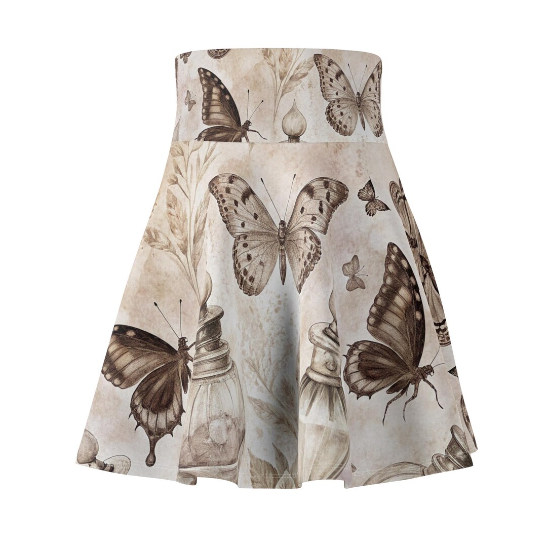 Moth Skirt | Apothecary Moth Skirt | Whimsical Butterfly Skirt | Pastel ...