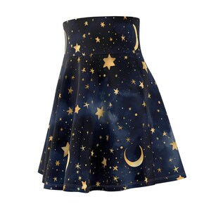 Galaxy Star Celestial Skirt | Constellation Skirt | Galaxy Skirt ...