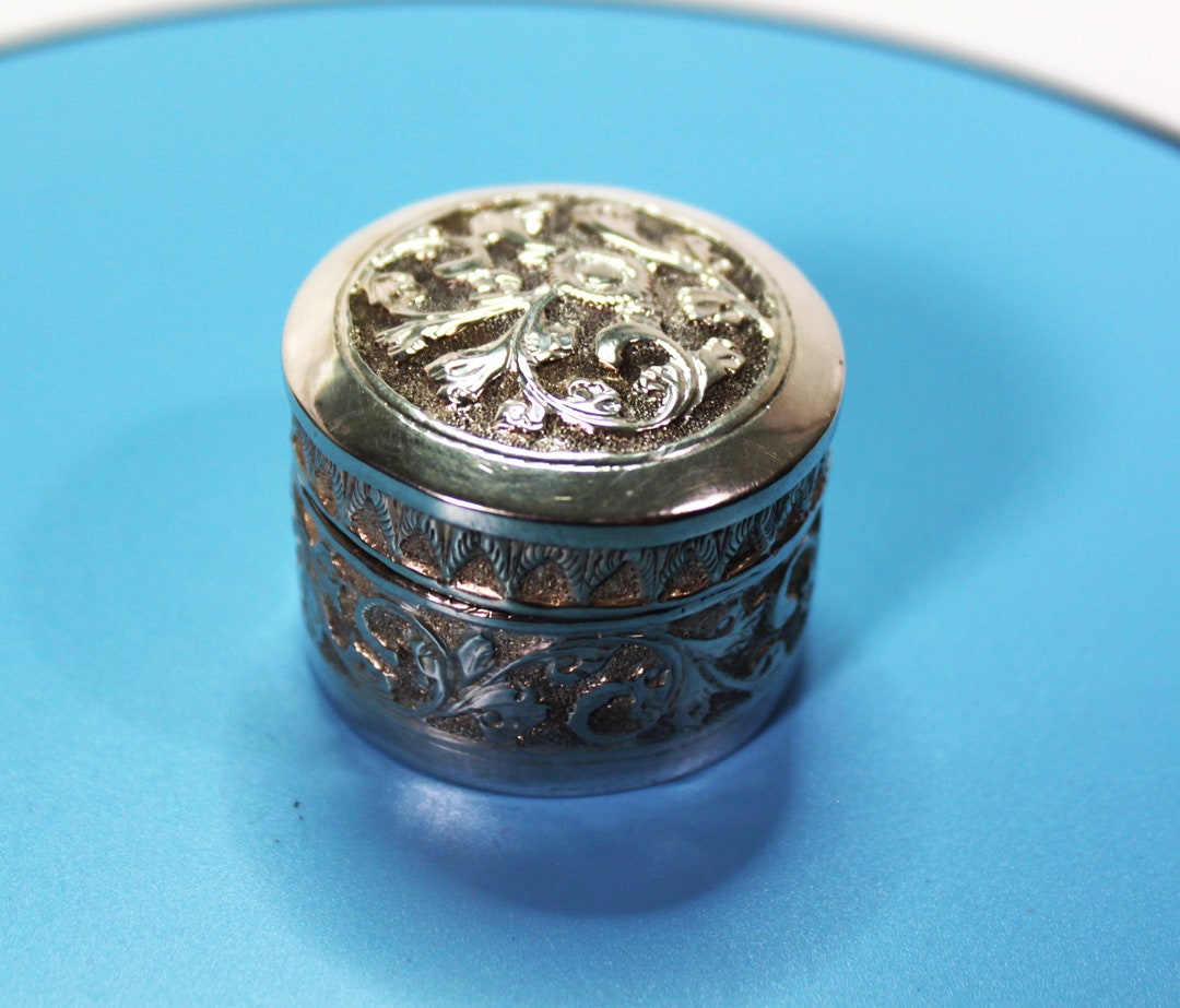 Victorian Silver Snuff Box - Etsy