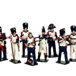 French Imperial Guards Grenadiers Toy Soldier Figurines - Etsy