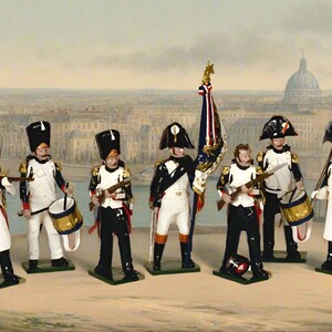 French Imperial Guards Grenadiers Toy Soldier Figurines - Etsy