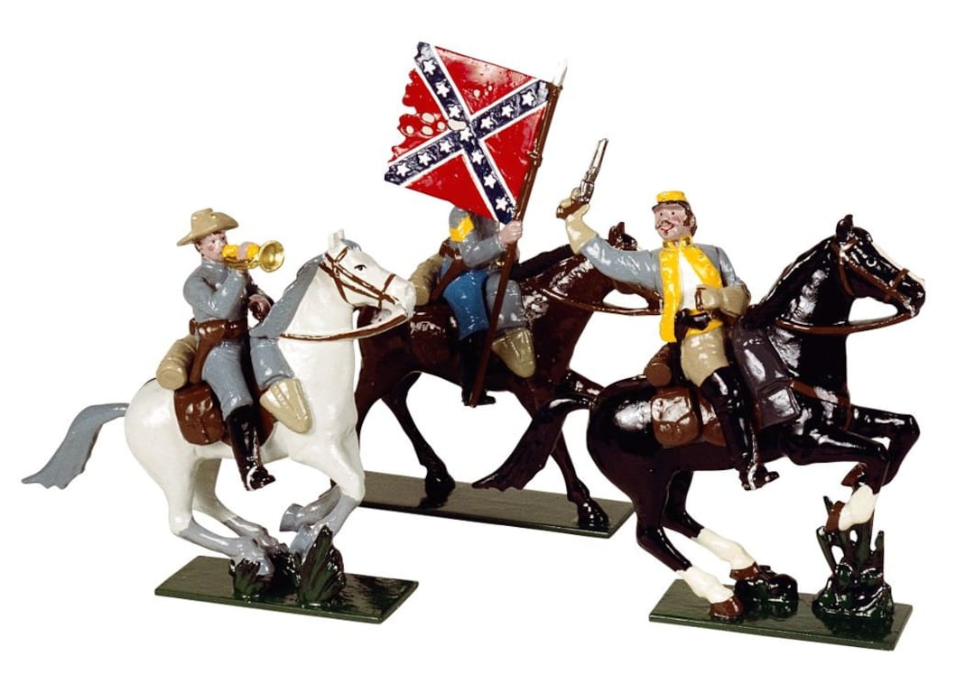 Confederate Cavalry American Civil War Toy Soldier Figurines - Etsy