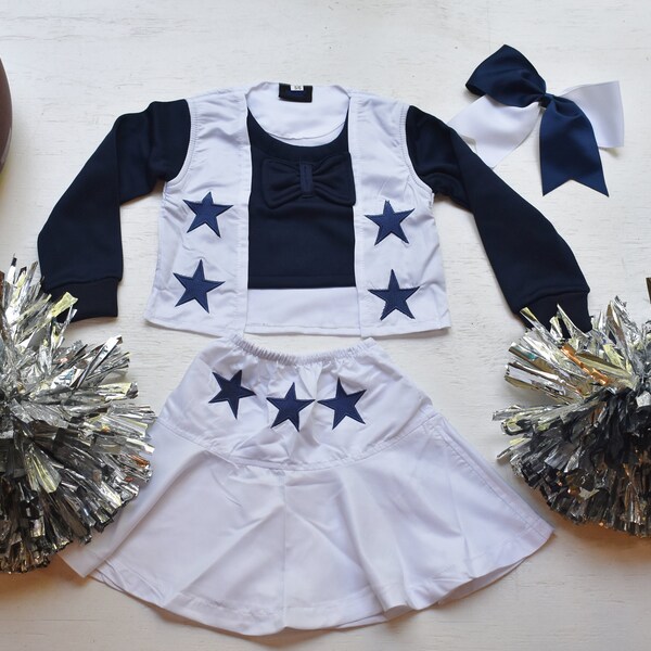 Dallas Cowboys Cheerleader Outfit - Etsy