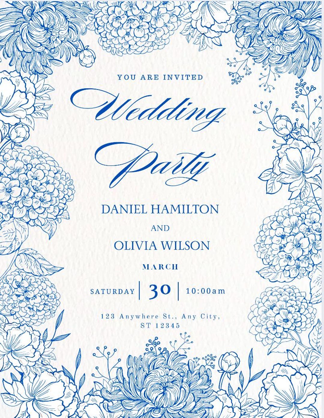 Editable Wedding Invitations - Etsy