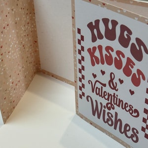 Valentine's Day Greeting Card, Hugs and Kisses - Etsy