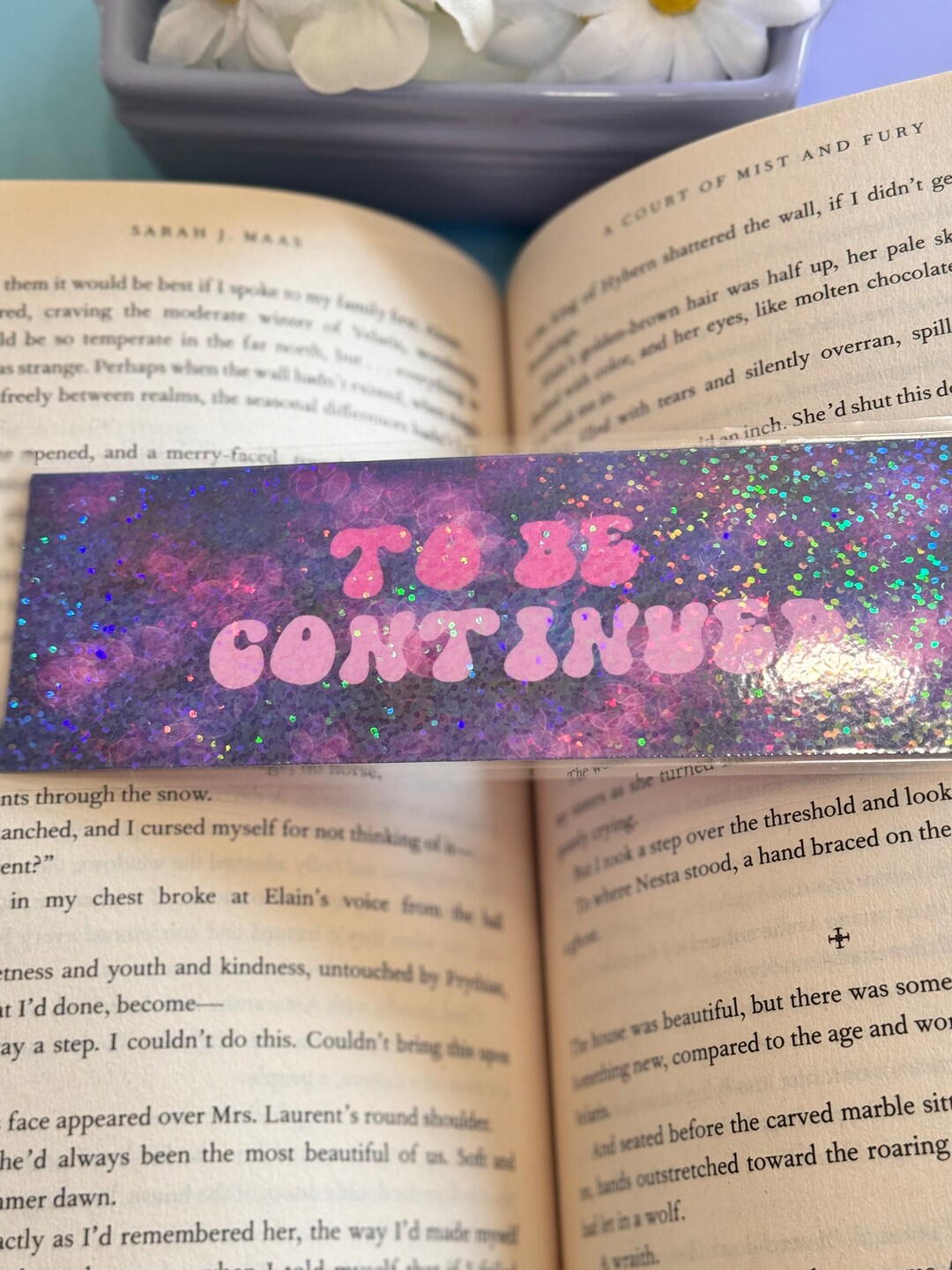 To Be Continued Holographic Laminated Bookmark - Etsy