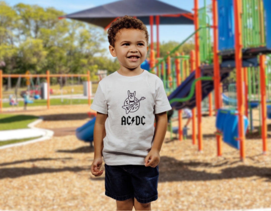 ACDC Tshirt, Kids Tshirt, Band Shirt, Concert Shirt, Vintage ACDC Shirt ...