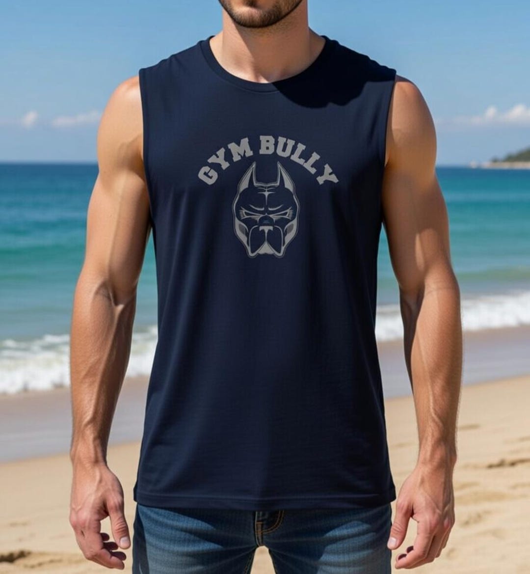 Gym Bully Tank Top: Cotton Blend Workout Tee - Etsy