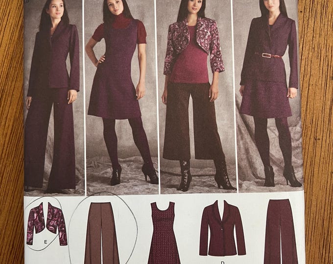 UNCUT, FF, Simplicity Wardrobe Elements 3565 Misses' Dress or Jumper ...