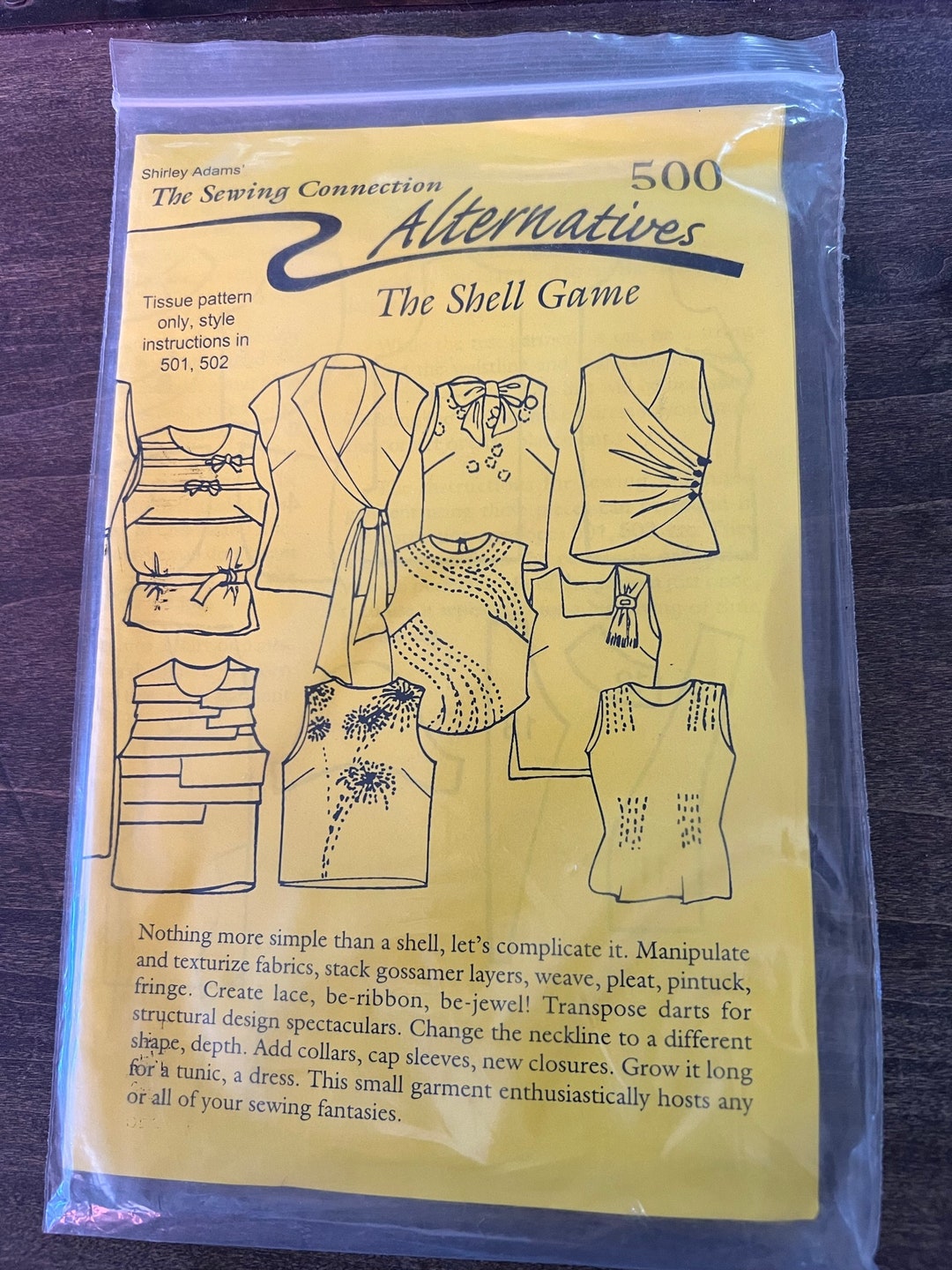 UNCUT Shirley Adam's Shell Alternatives Pattern. Size - Etsy