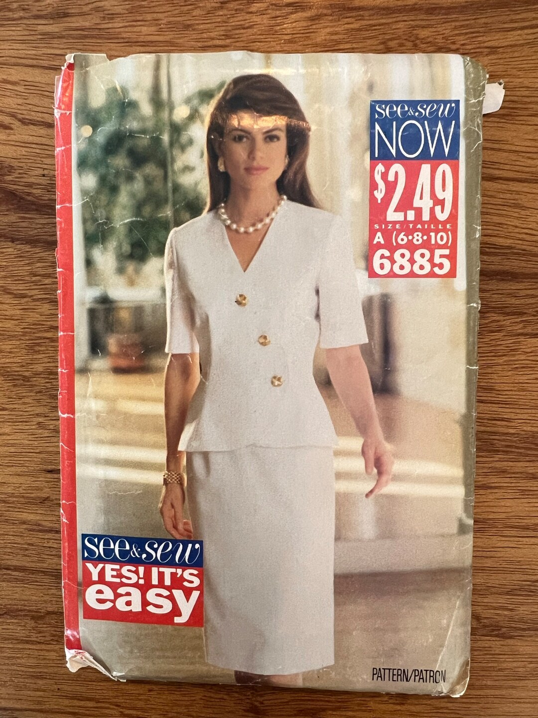 UNCUT Vintage 1993 See & Sew 6685 Misses' Top and Skirt Pattern. Sizes ...