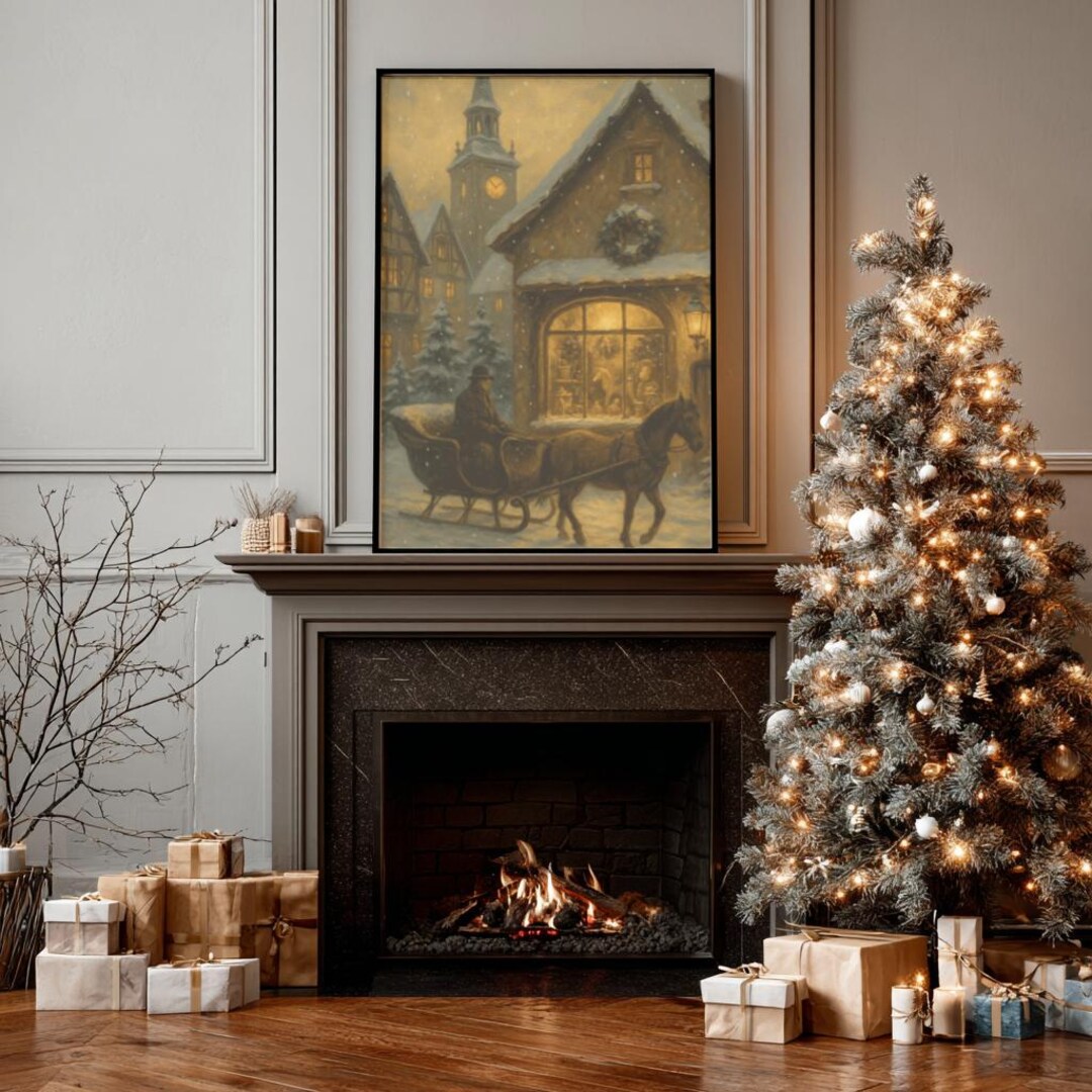 Cozy Winter Matte Vertical Posters, Holiday Home Decor, Christmas Wall ...