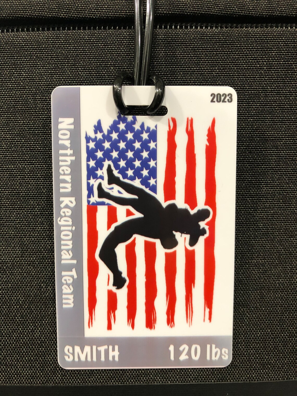 Personalized Wrestling Tag Custom Sports Bag Tag - Etsy