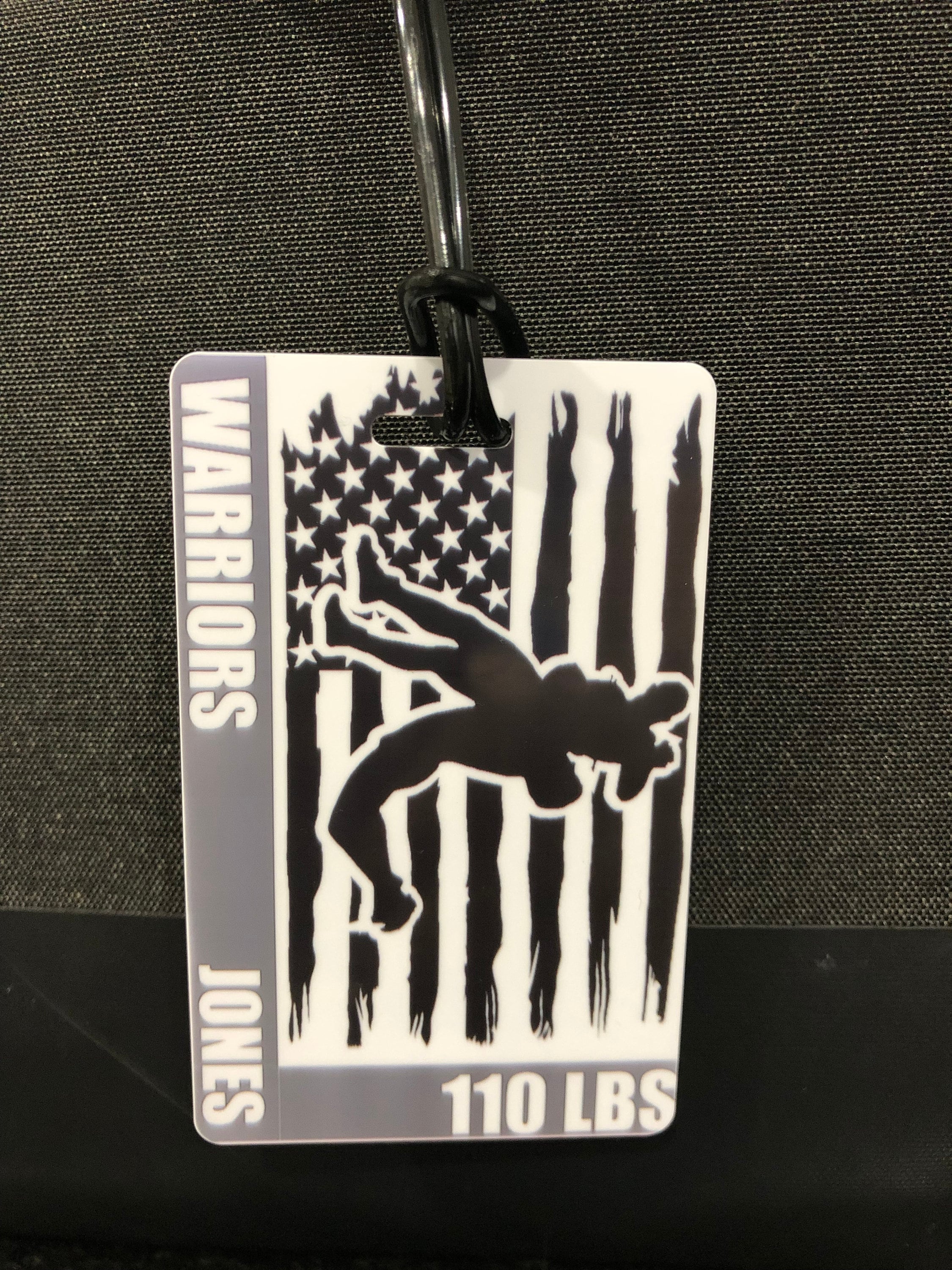 Personalized Wrestling Tag, Custom Sports Bag Tag - Etsy