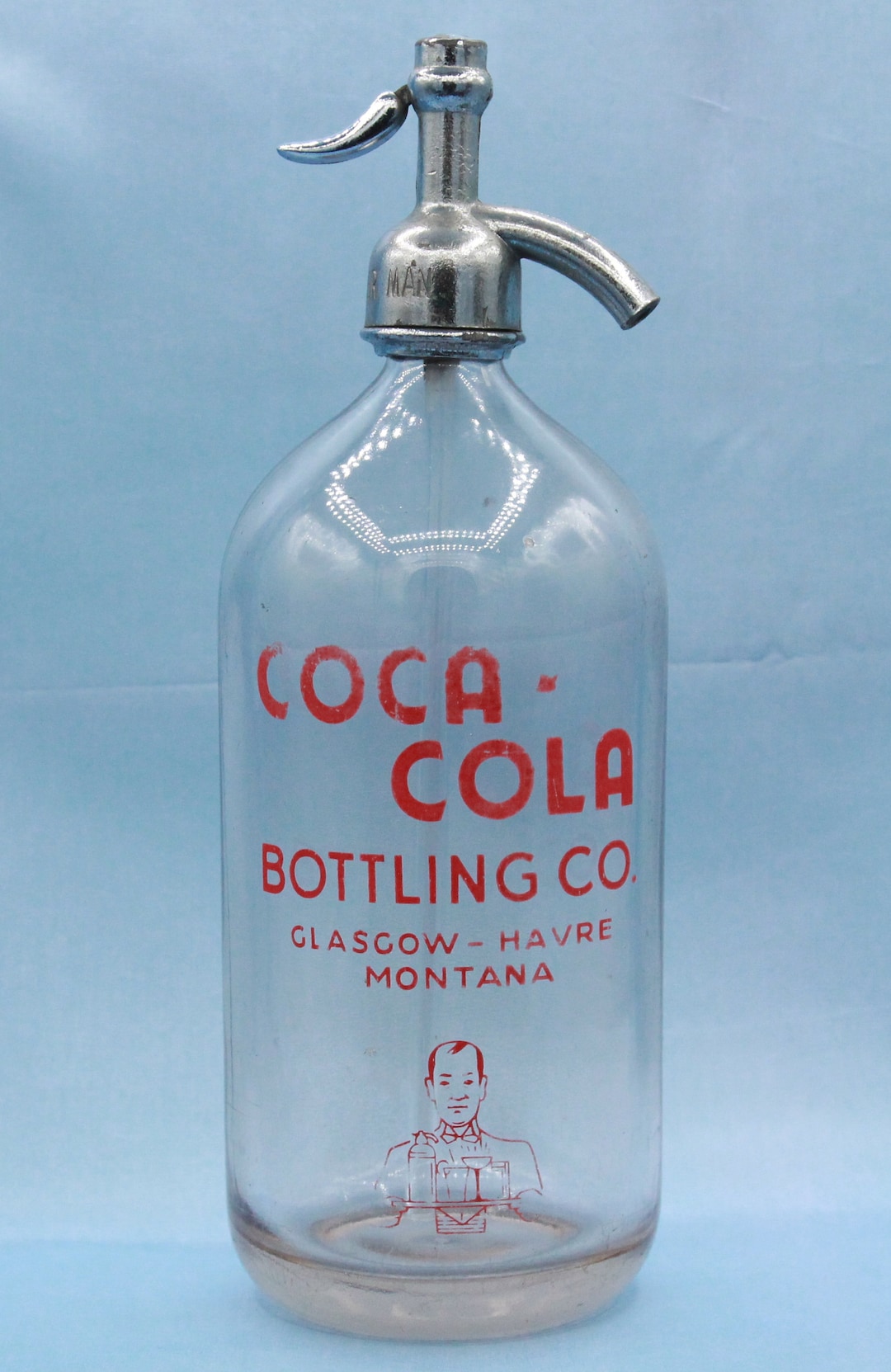 Coca-cola Seltzer Bottle Glasgow-havre Montana Western 1937 Vintage ...
