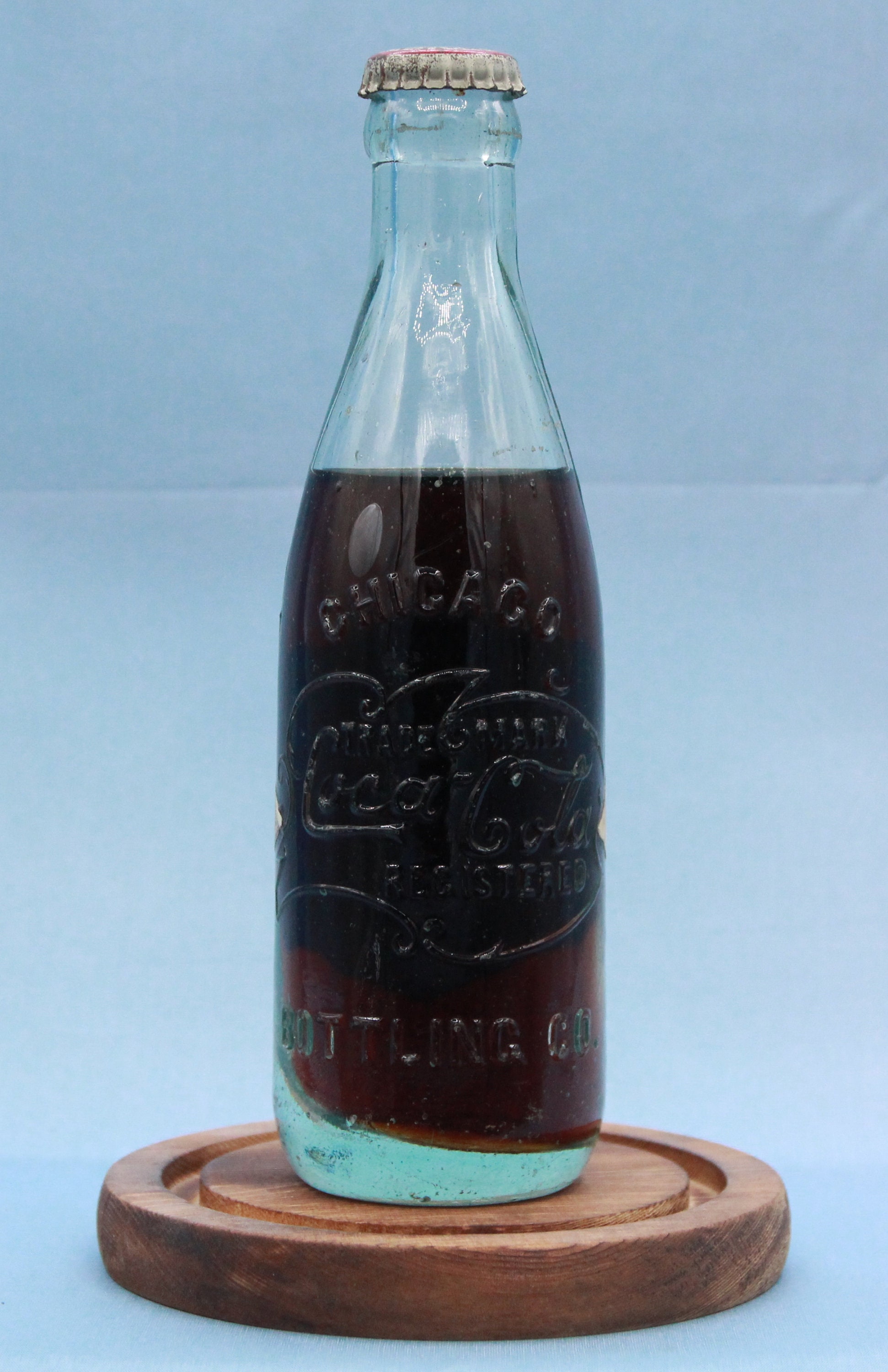 Collectible Coca-cola Bottle straight Side Chicago Coca-cola Registered ...