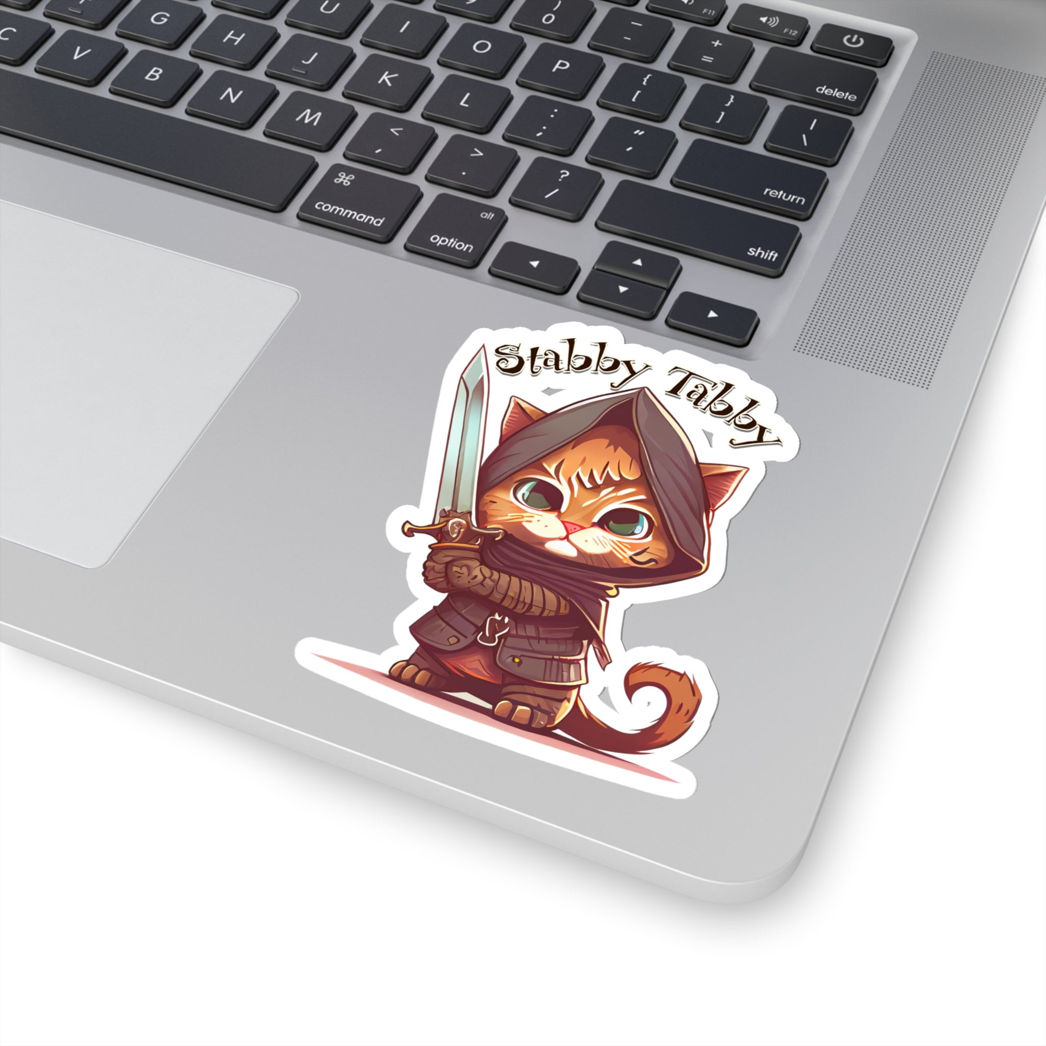 Stabby Tabby Sticker - Etsy