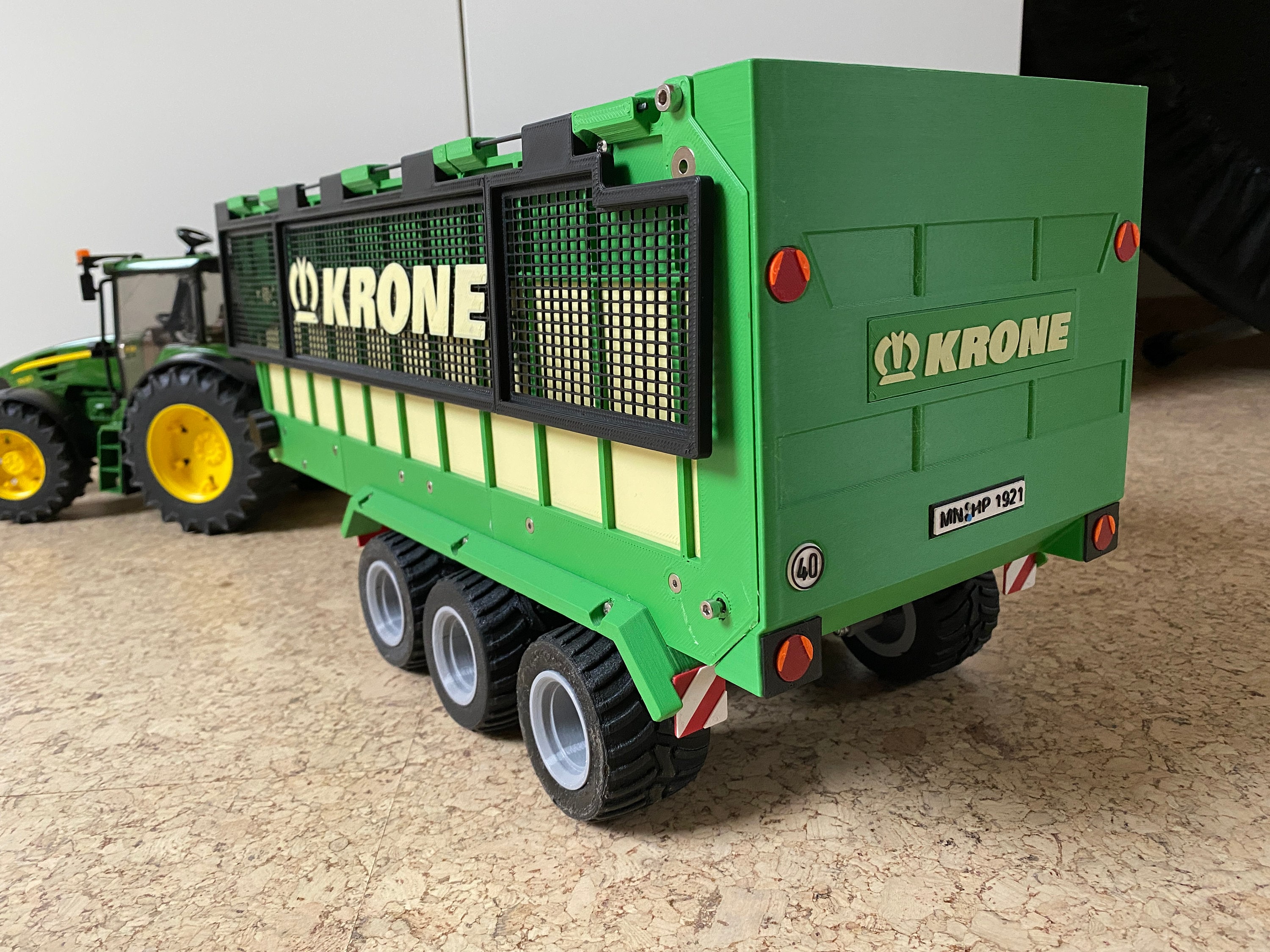 Krone GX Loading Wagon for Bruder Vehicles Trailer 3d Print Files - Etsy