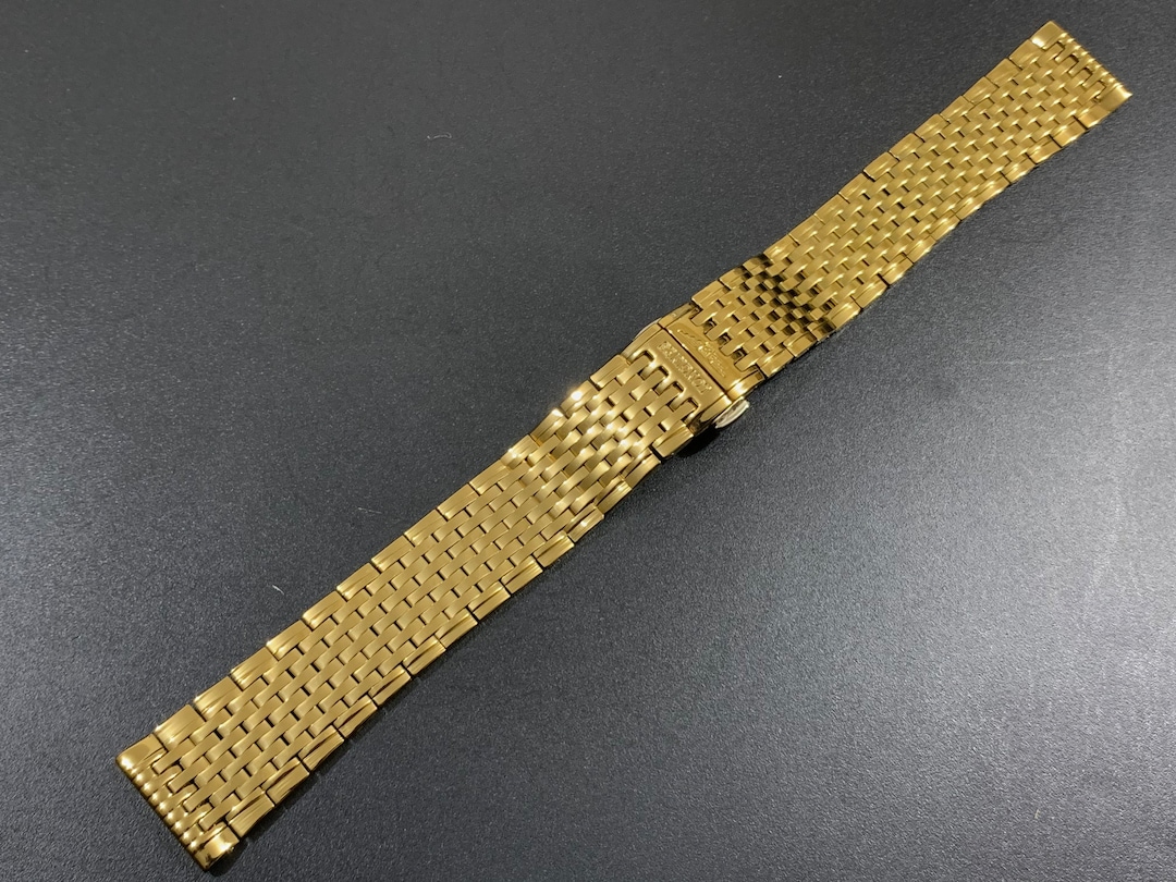 18mm 20mm 22mm 13mm Yellow Gold Plated Strap for Longines Watch ...