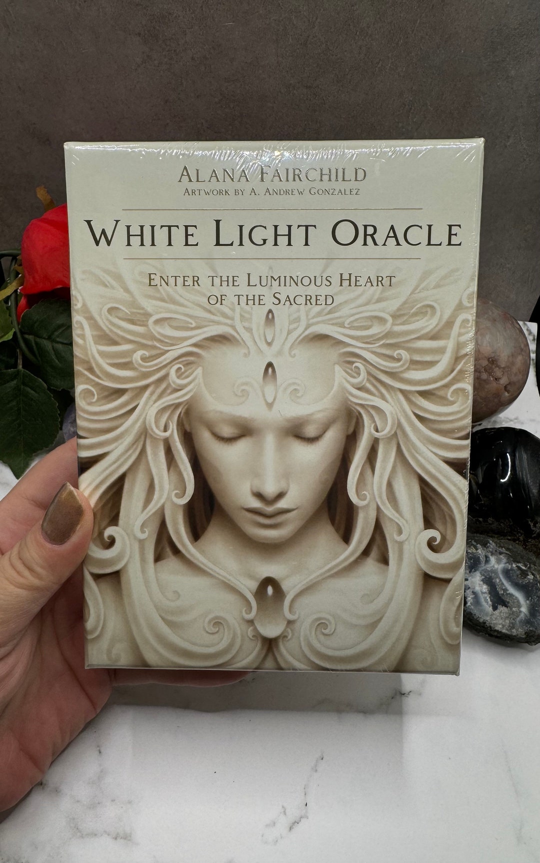 White Light Oracle Card Deck With 44 Cards & 240 Page Illustrated ...