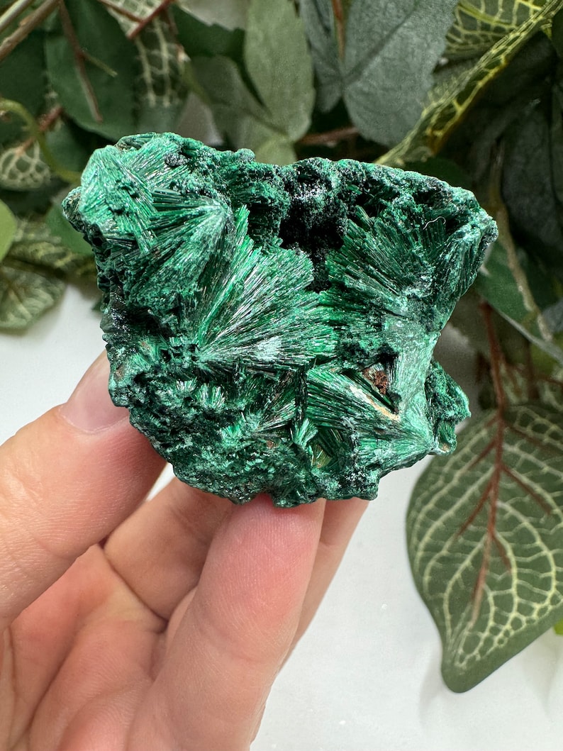 Velvet Malachite Crystal Specimen, Silky Raw Malachite - Etsy