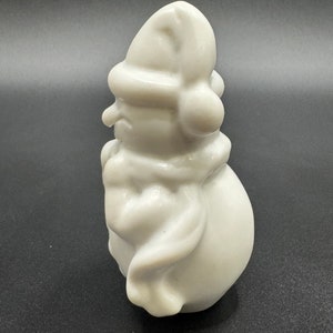 White Marble Snowman Figurine, Christmas Snowman Carving, Gifts ...