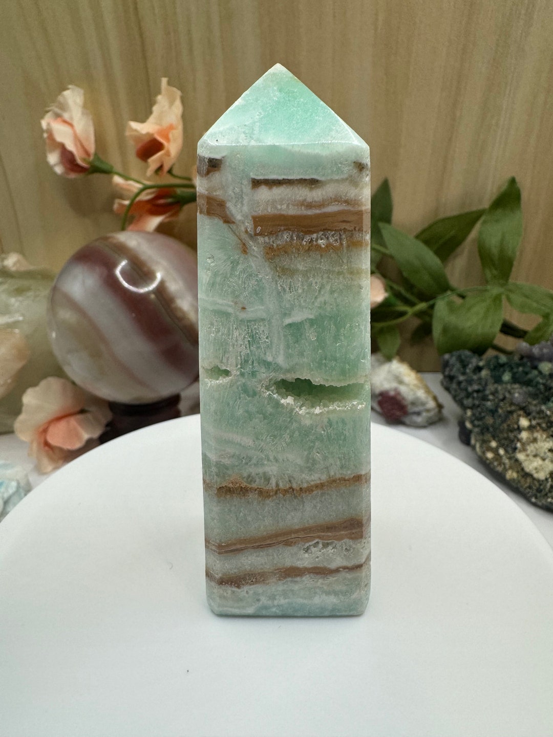 Caribbean Calcite Crystal Tower, Caribbean Calcite Crystal Point ...