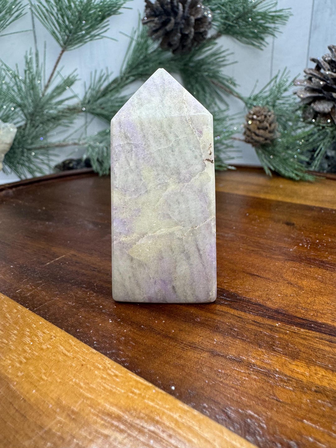 Hackmanite UV Reactive Crystal Tower, Tenebrescent Hackmanite Crystal ...