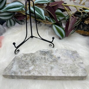 Hackmanite Tenebrescent Crystal Slab With Stand, Polished Hackmanite ...