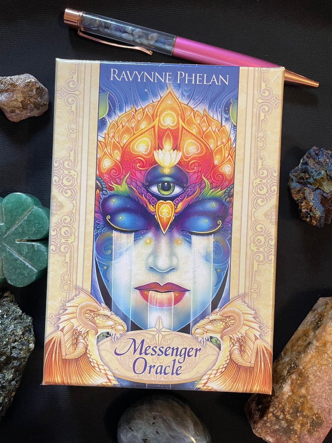 Messenger Oracle Card Deck With 55 Cards and Instruction Booklet, Tarot ...