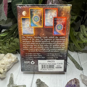 Positive Astrology Card Deck Includes 73 Cards and 76-page Illustrated ...
