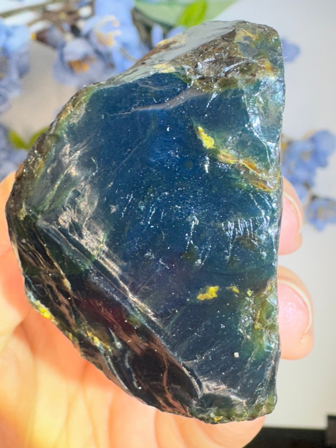 Rare Blue Amber Specimen From Indonesia Rough Blue Amber - Etsy