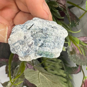 Blue Tourmaline Crystal on Matrix, Raw Tourmaline Specimens, Rough Blue ...