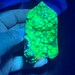Volcano Agate UV Reactive Chalcedony Crystal Specimen, Partial Polished ...