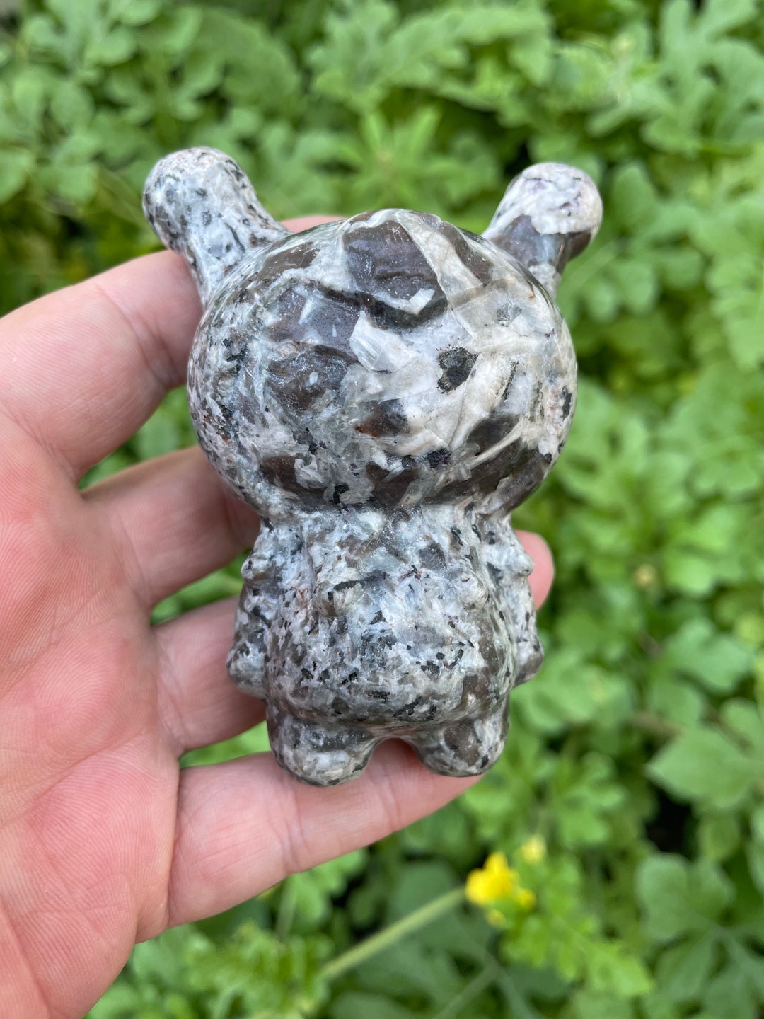 Emberlite Fluorescent Sodalite Jester/clown Carving, UV Reactive ...