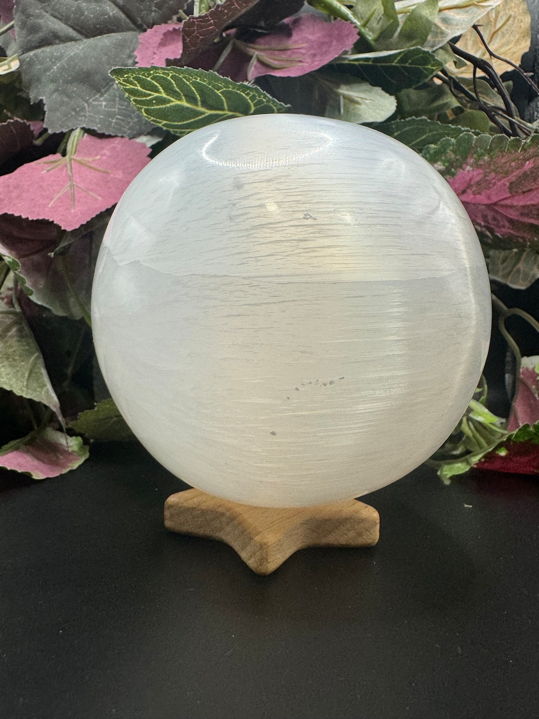 Large Satin Spar Sphere, Selenite Gypsum Sphere, Gifts - Etsy