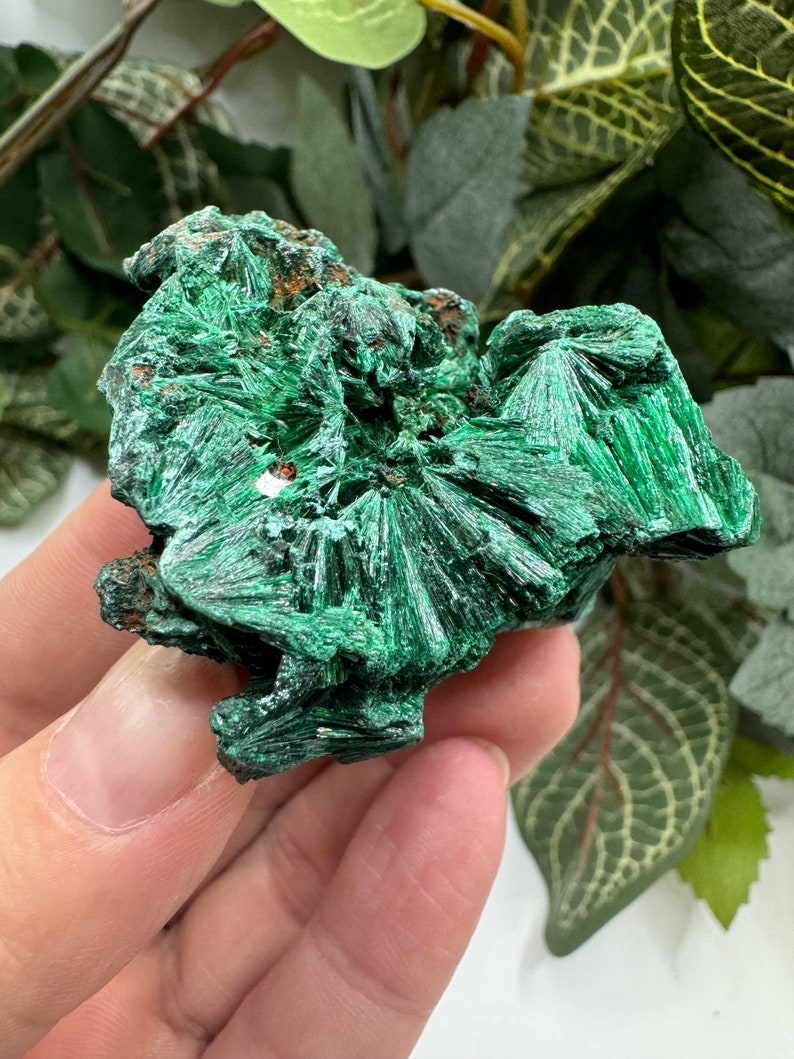 Velvet Malachite Crystal Specimen, Silky Raw Malachite - Etsy