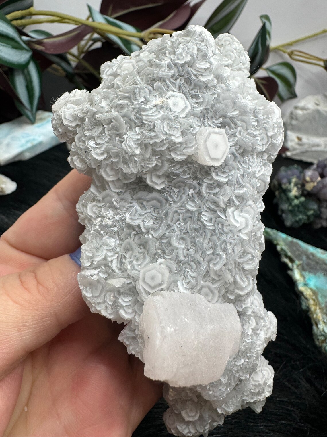 UV Reactive Coin Calcite Specimen: Fluorite and Quartz Crystal - Etsy