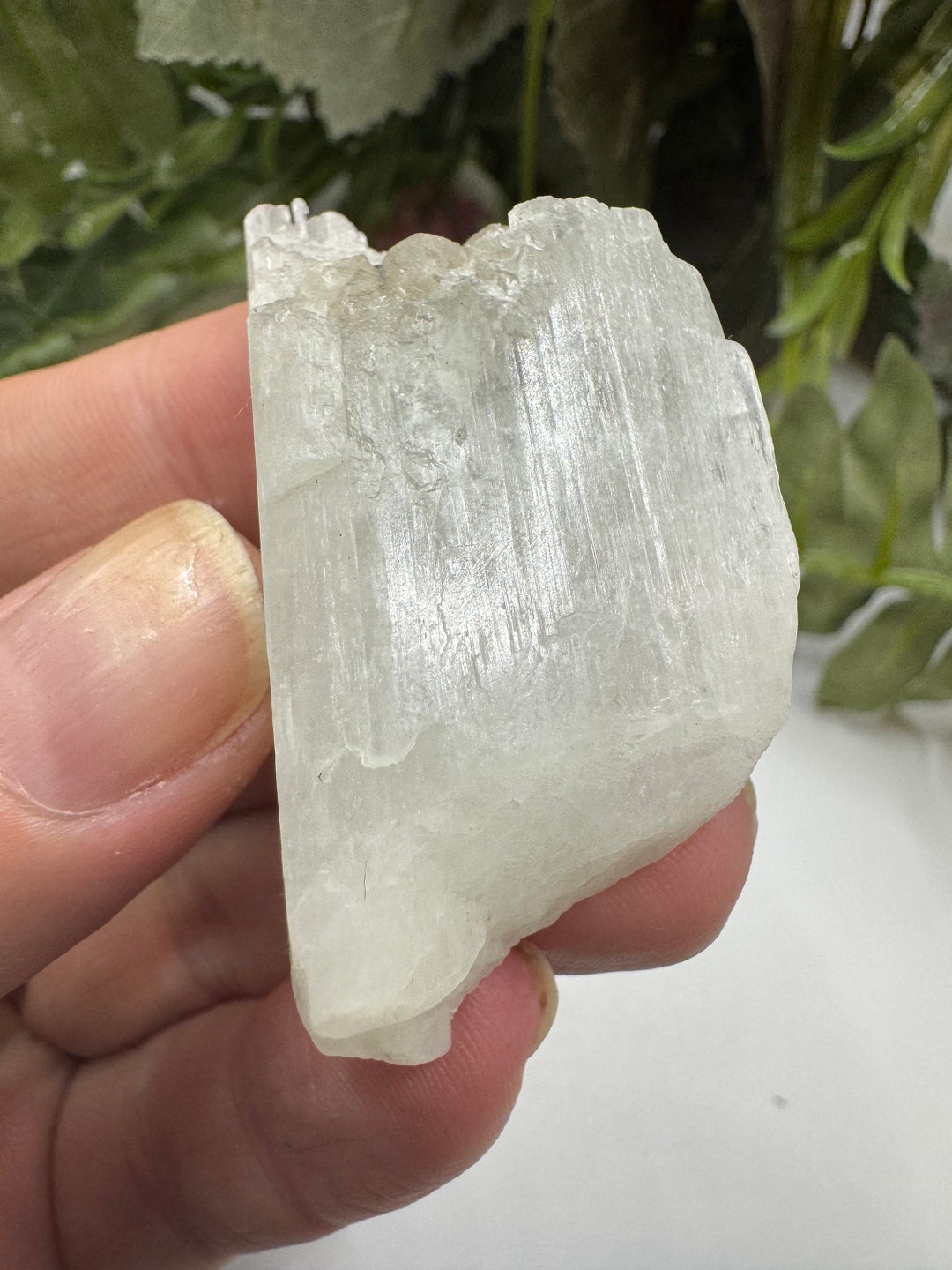 Hiddenite Crystal Specimen, Green Spodumene Hiddenite Specimen, Raw ...