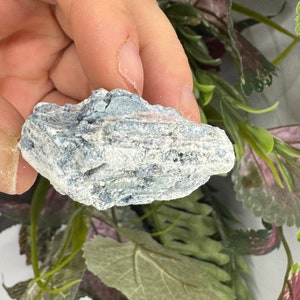 Blue Tourmaline Crystal on Matrix, Raw Tourmaline Specimens, Rough Blue ...