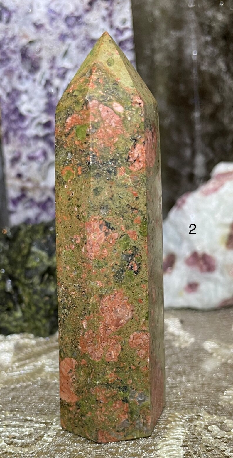 Unikite Crystal Towers, Unikite Jasper Crystals, Metamorphic Stone ...