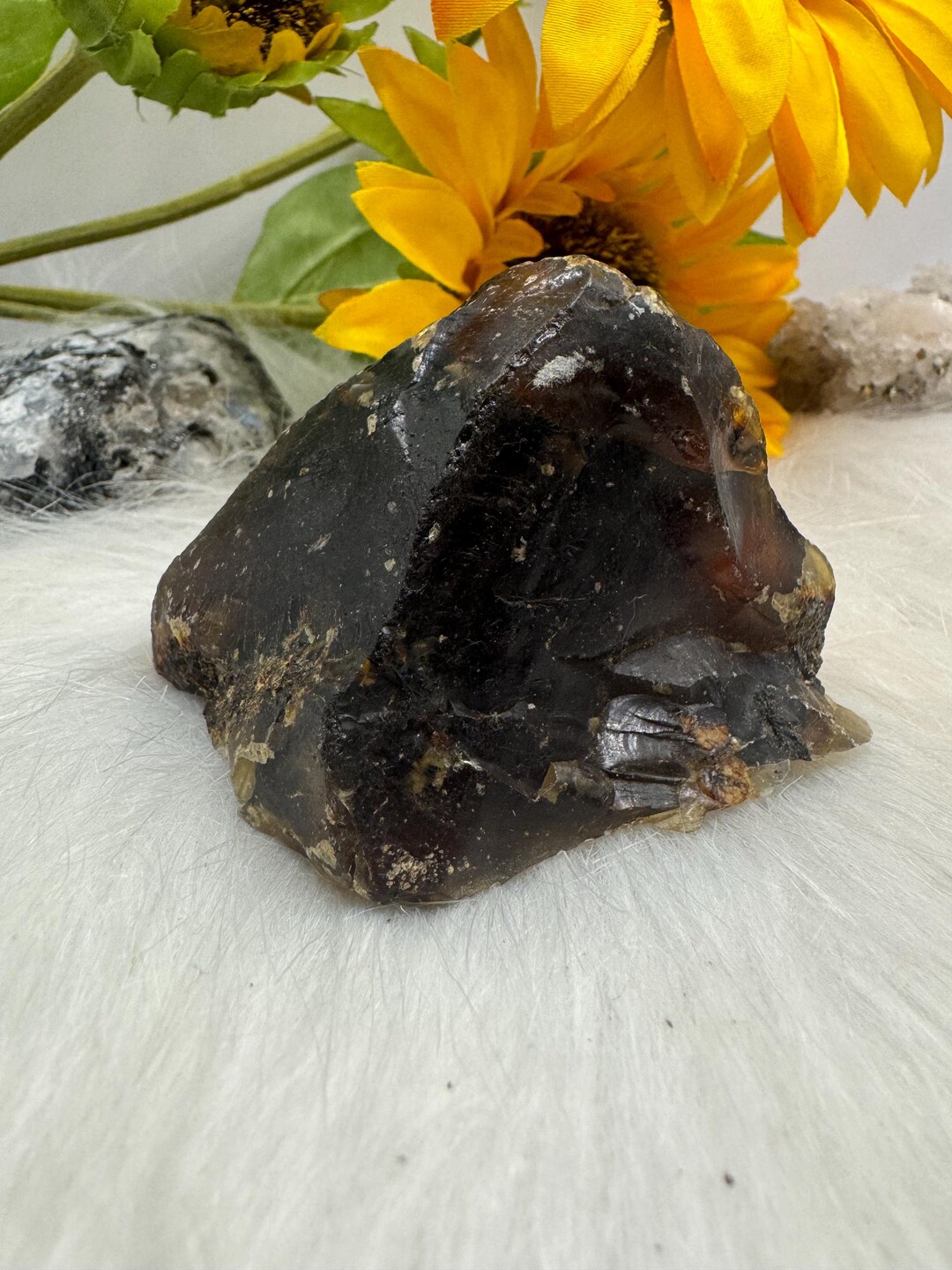 Raw Blue Amber Specimen: Indonesian UV Reactive Organic Amber - Etsy