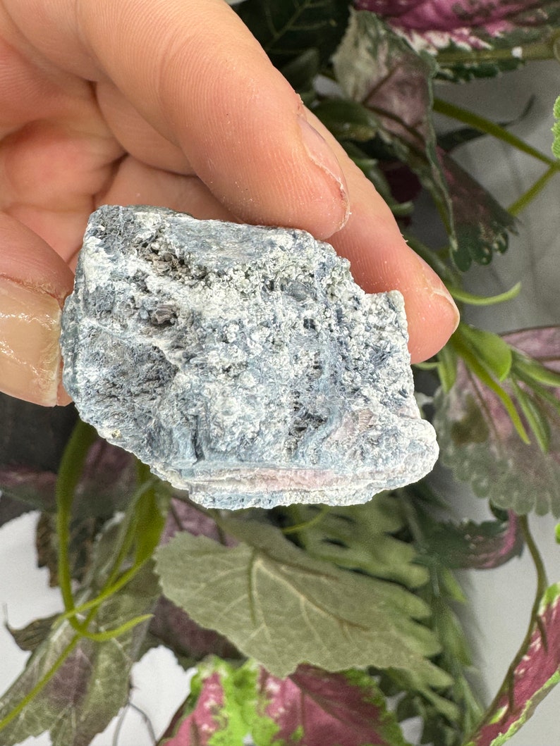 Blue Tourmaline Crystal on Matrix, Raw Tourmaline Specimens, Rough Blue ...
