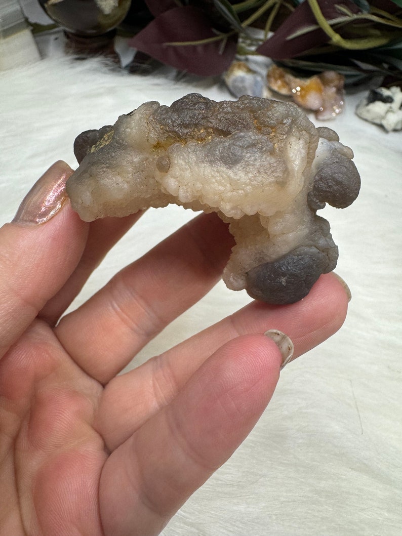 Witches Wart Stone, Unique Moroccan Chalcedony Cluster, Panda Agate ...