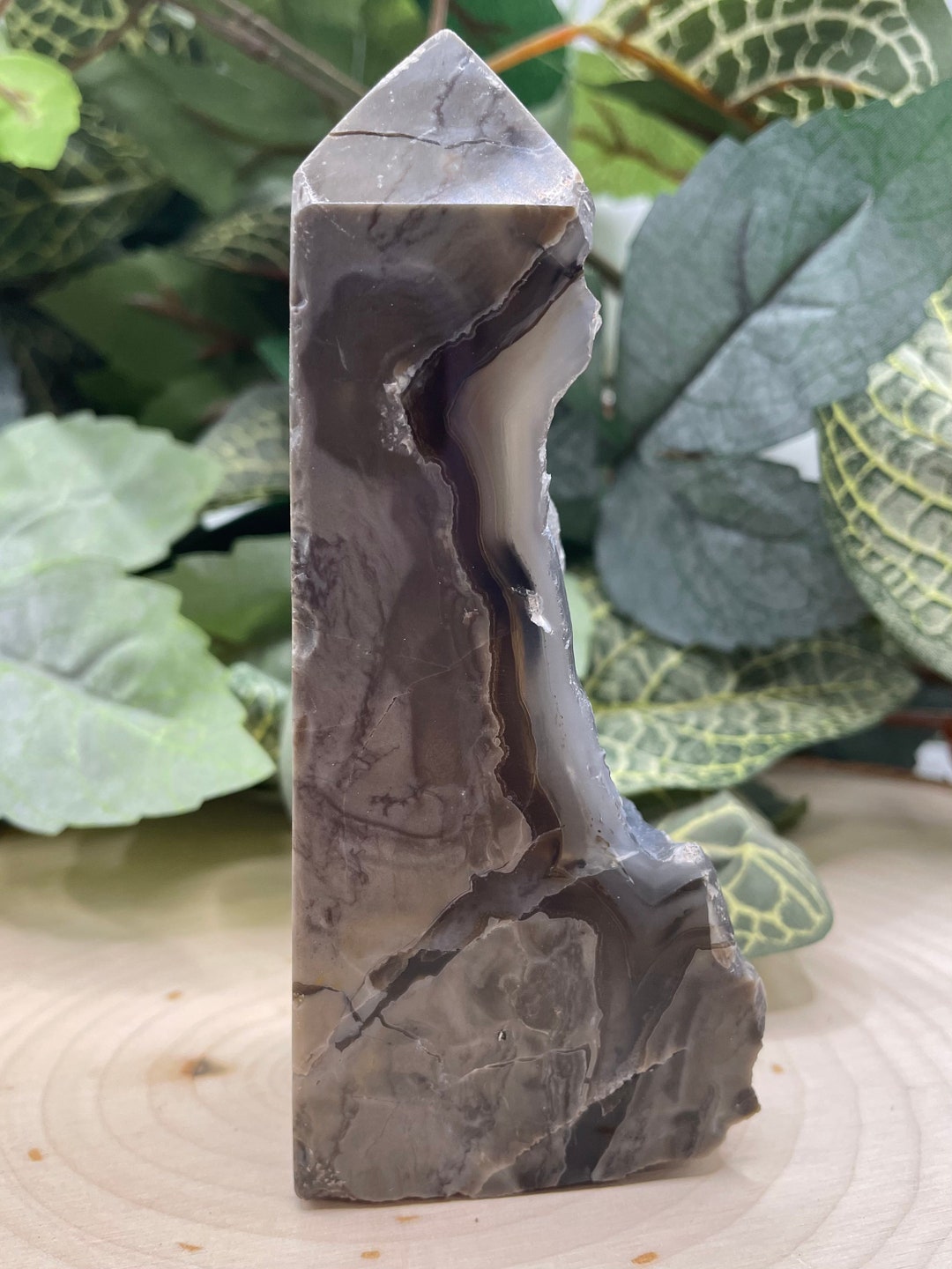 UV Reactive Volcano Agate Druzy Stone, Raw Volcano Agate Crystal ...