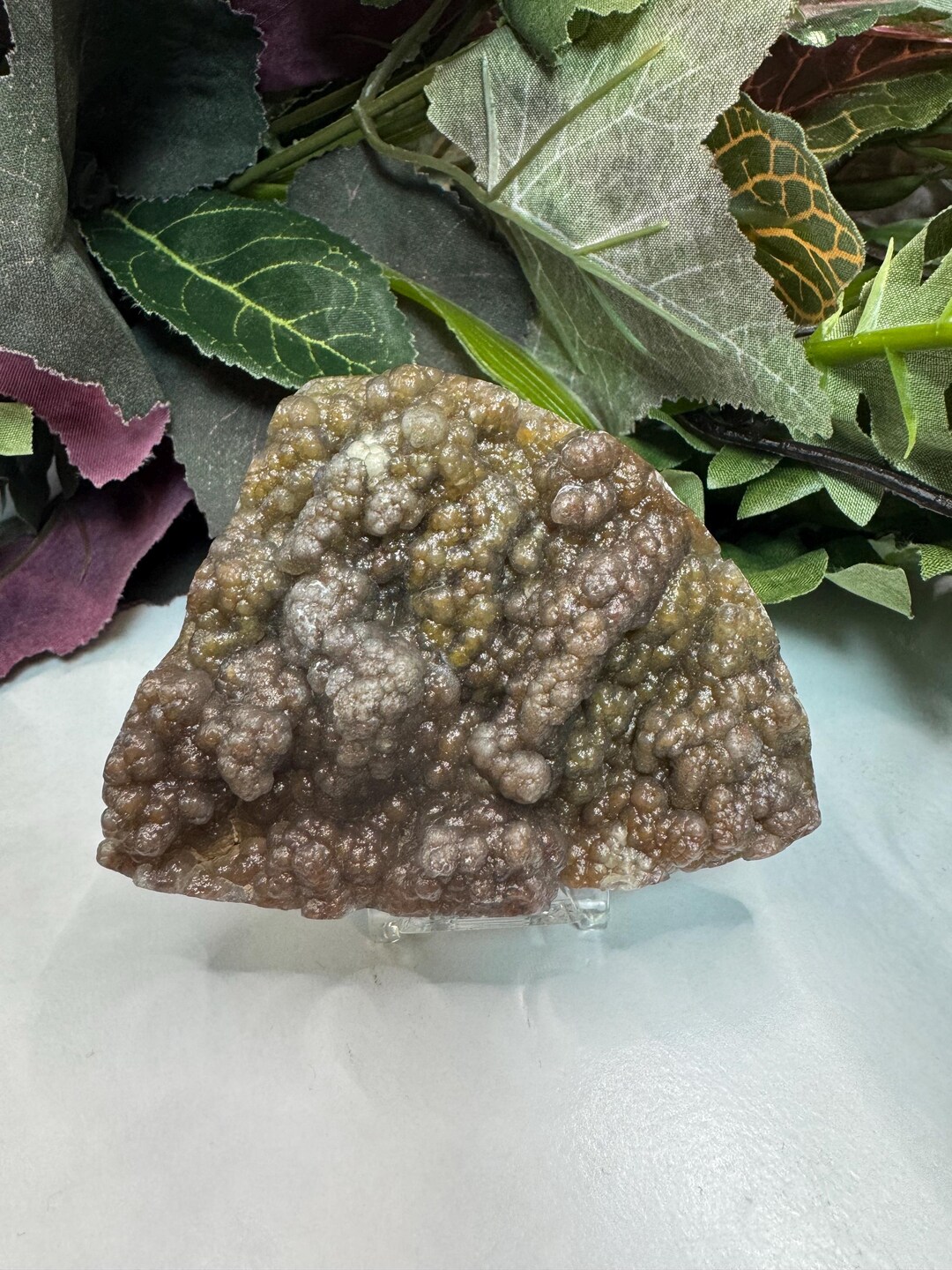Botryoidal Scenic Moss Agate Specimen, Scenic Moss Agate Crystal, Grape ...