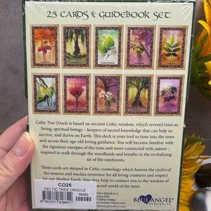Celtic Tree Oracle Card Deck With 25 Cards and Guidebook, by Sharlyn ...