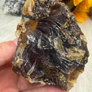 Raw Blue Amber Specimen: Indonesian UV Reactive Organic Amber - Etsy